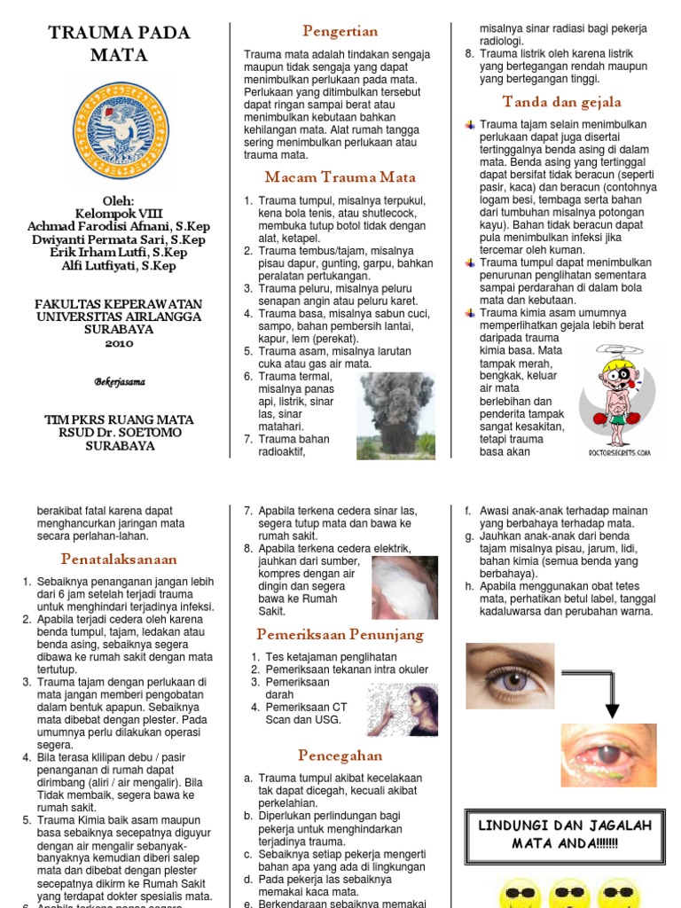 Leaflet Trauma Mata | PDF
