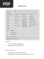 Tabel Down Score | PDF