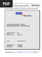 SAP Technical Specification Template | PDF