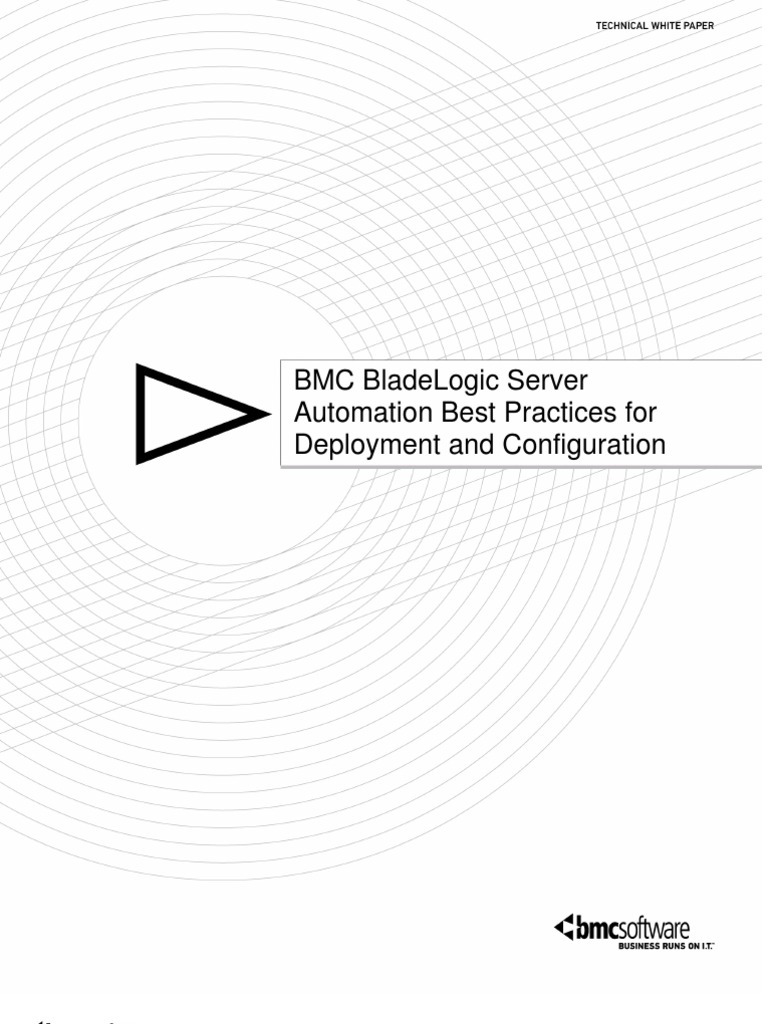 BMC Bladelogic | PDF