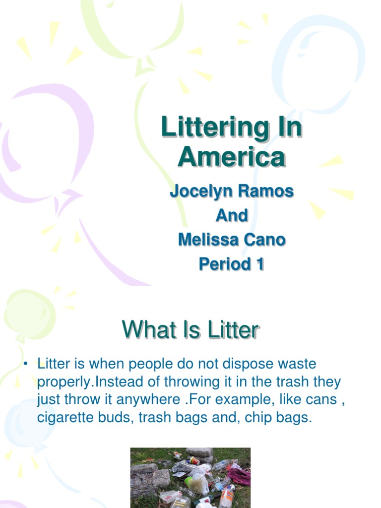 Littering in America: Causes and Solutions | PDF