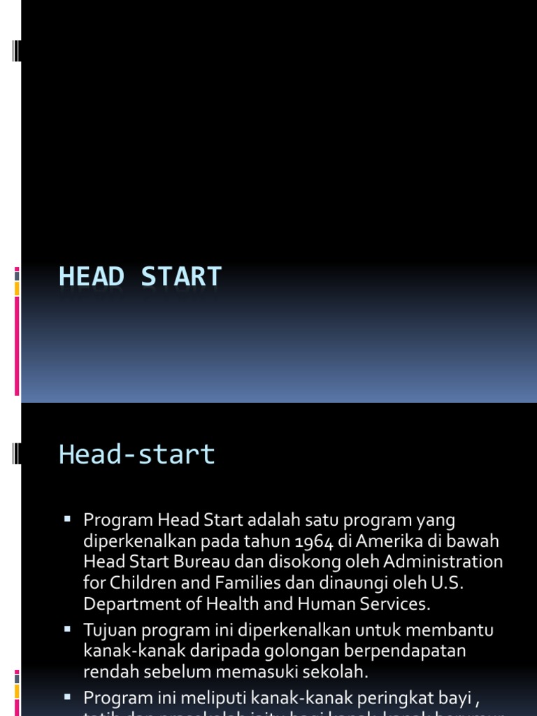 Head Start | PDF