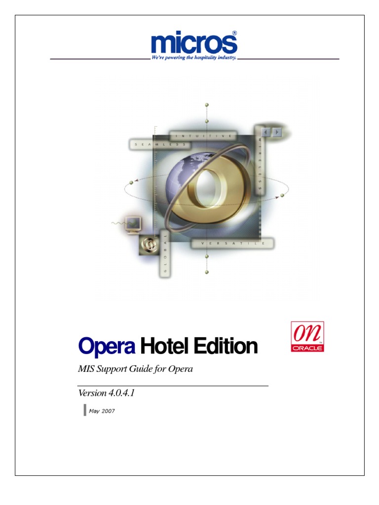 MIS Support Guide For Opera | PDF | Oracle Database | Web Server