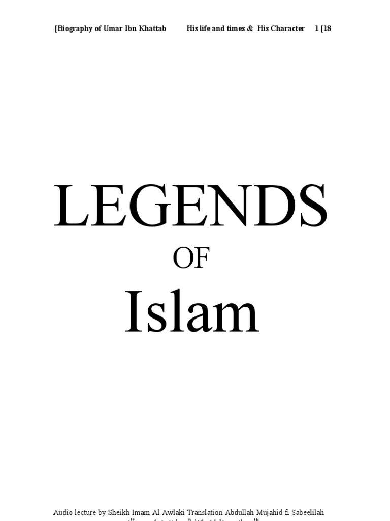 Umar Ibn Khattab His Character PART - 1 | PDF | Umar | Sahabah