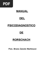 Protocolo de Localizacion Rorschach | PDF