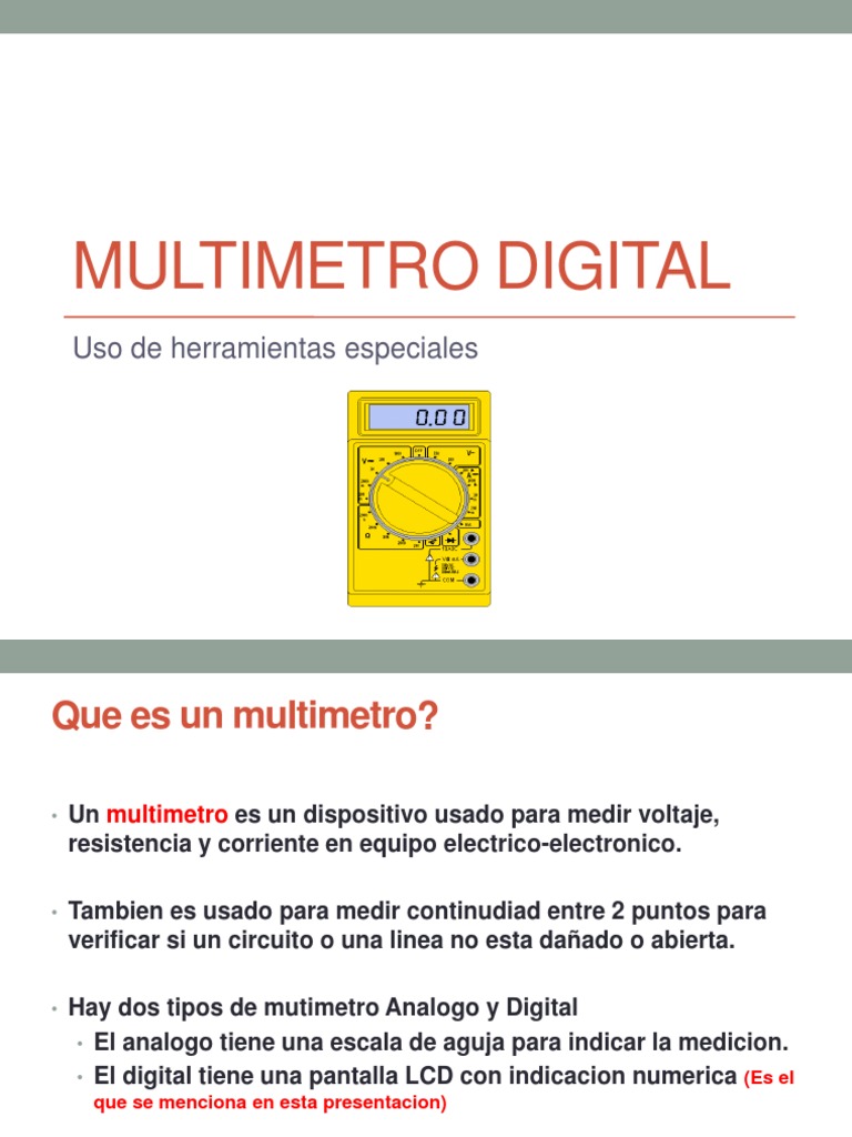 Multimetro Digital | PDF