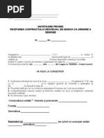 Model Cerere de Retragere Sindicat | PDF