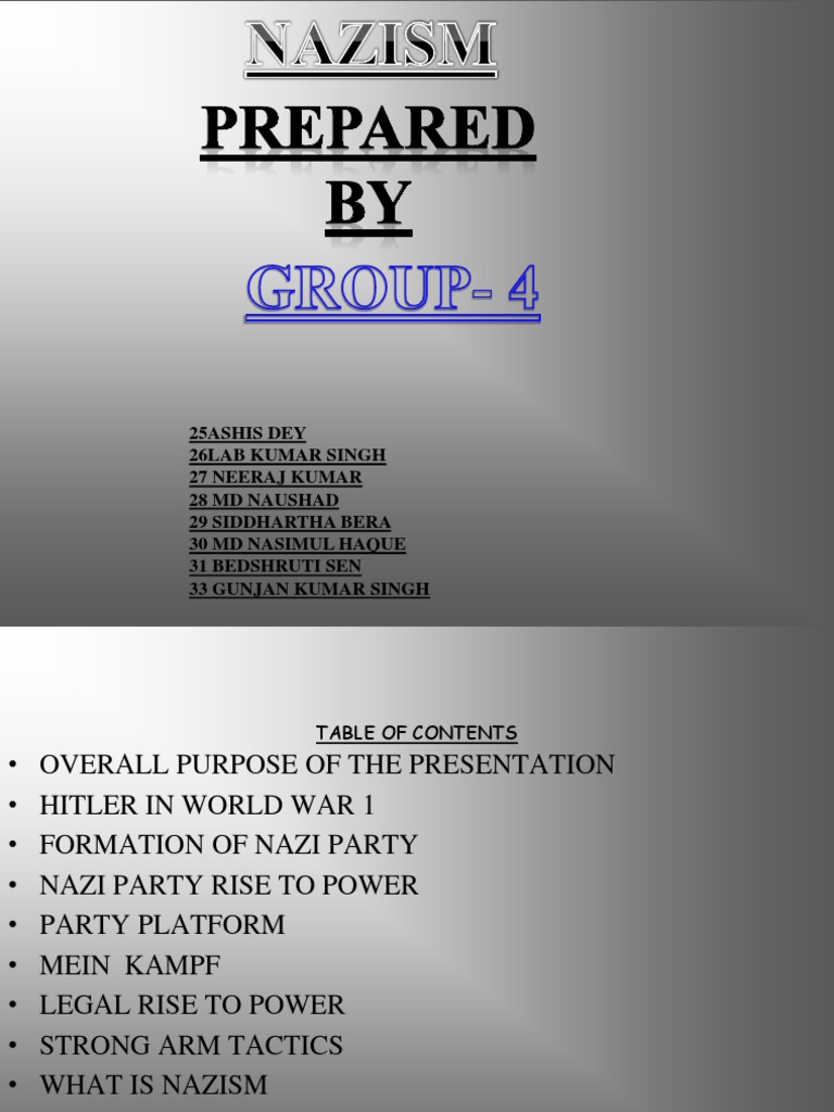 Nazism | PDF | Nazi Party | Adolf Hitler