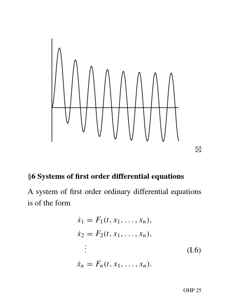 Differential Equations - Ordinary Differential Equations - Systems of ...