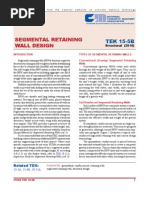 Retaining Wall Concrete Blocks Legato | PDF | Drainage | Friction