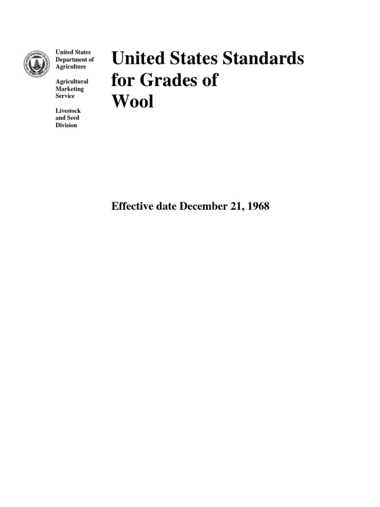 Wool Standards 315783E9F6256 | PDF | Wool | Nature