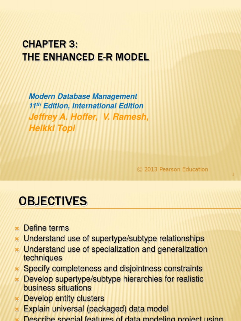Hoffer Mdm11e PP Ch03 GE | PDF | Data Model | Software Engineering