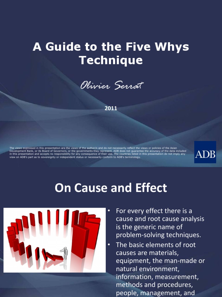 A Guide To The Five Whys Technique | PDF | Causality | Epistemology