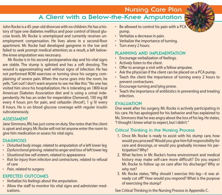 Below Knee Amputation, BKA | Amputation | Diabetes Mellitus
