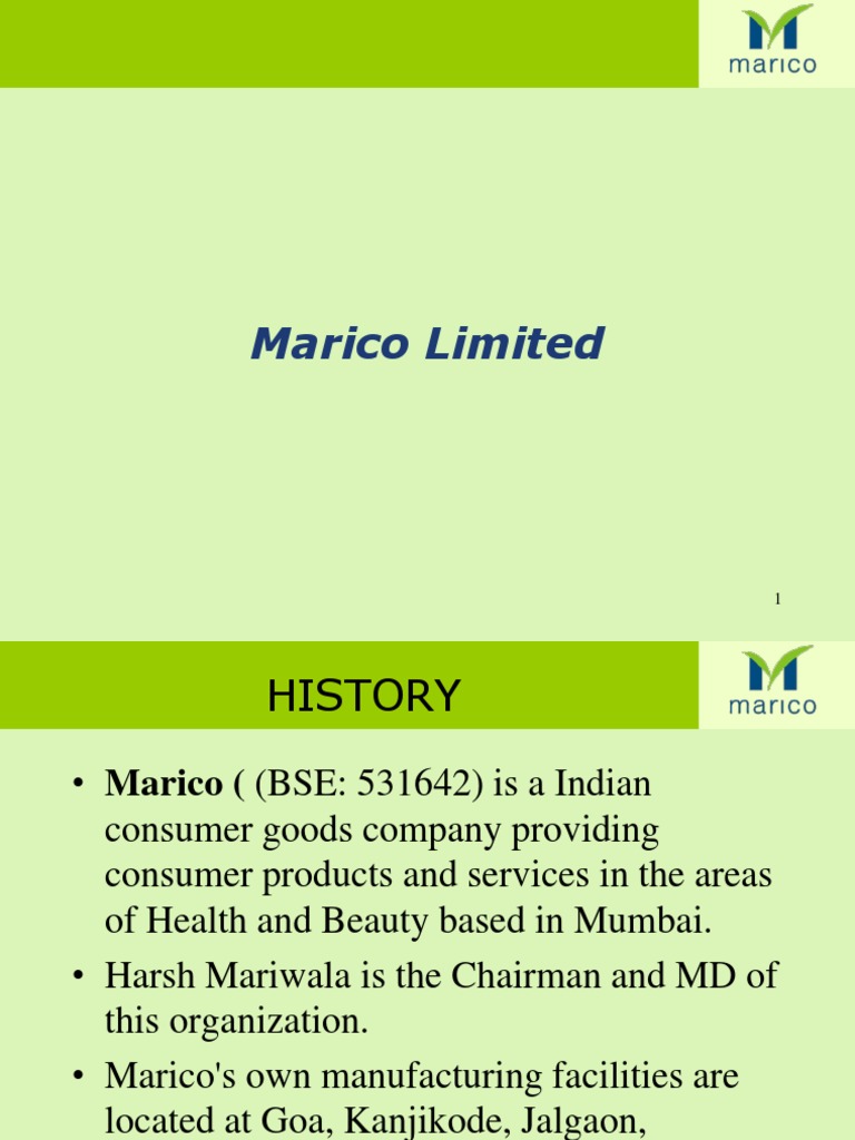 MARICO | PDF | Business | Foods