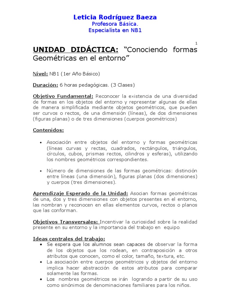 Tipos de Lineas y Figuras Geometricas | PDF