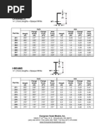 Australian Steel Detailing Chart | PDF | Steel | Metals