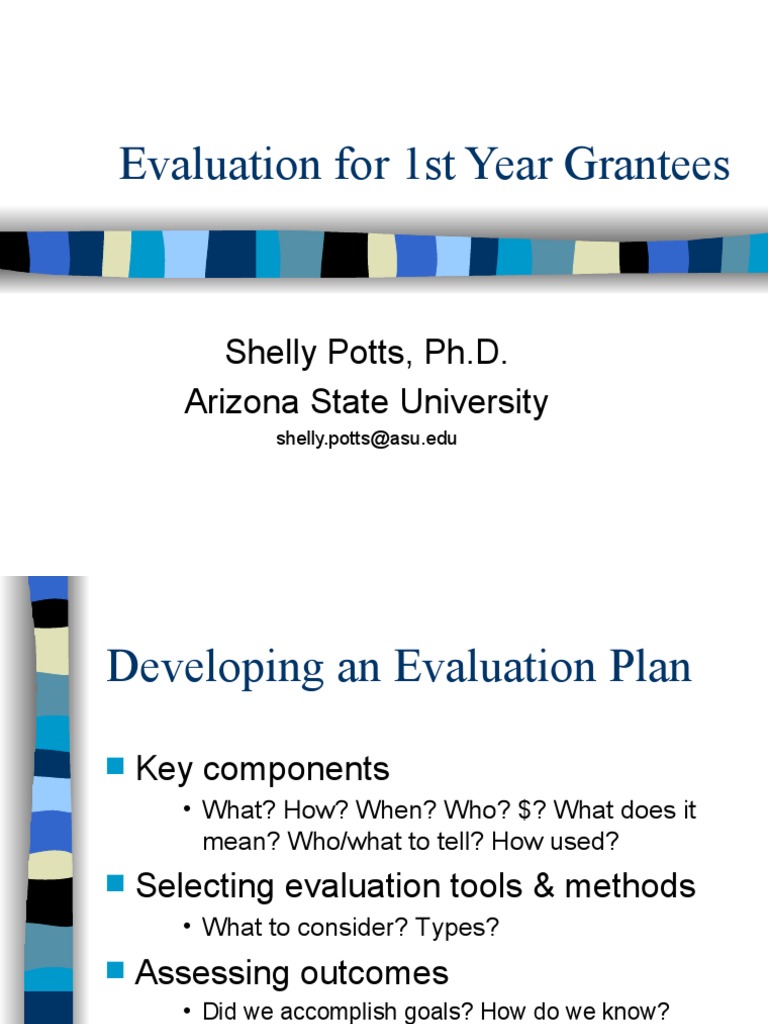 Comprehensive Evaluation Plan Guide | PDF
