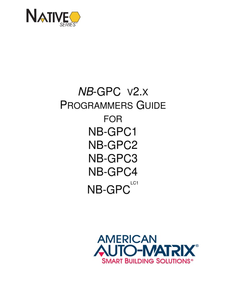 NB-GPC v2.00 Programmers Guide From AAM | Download Free PDF | Computer Network | Control Flow
