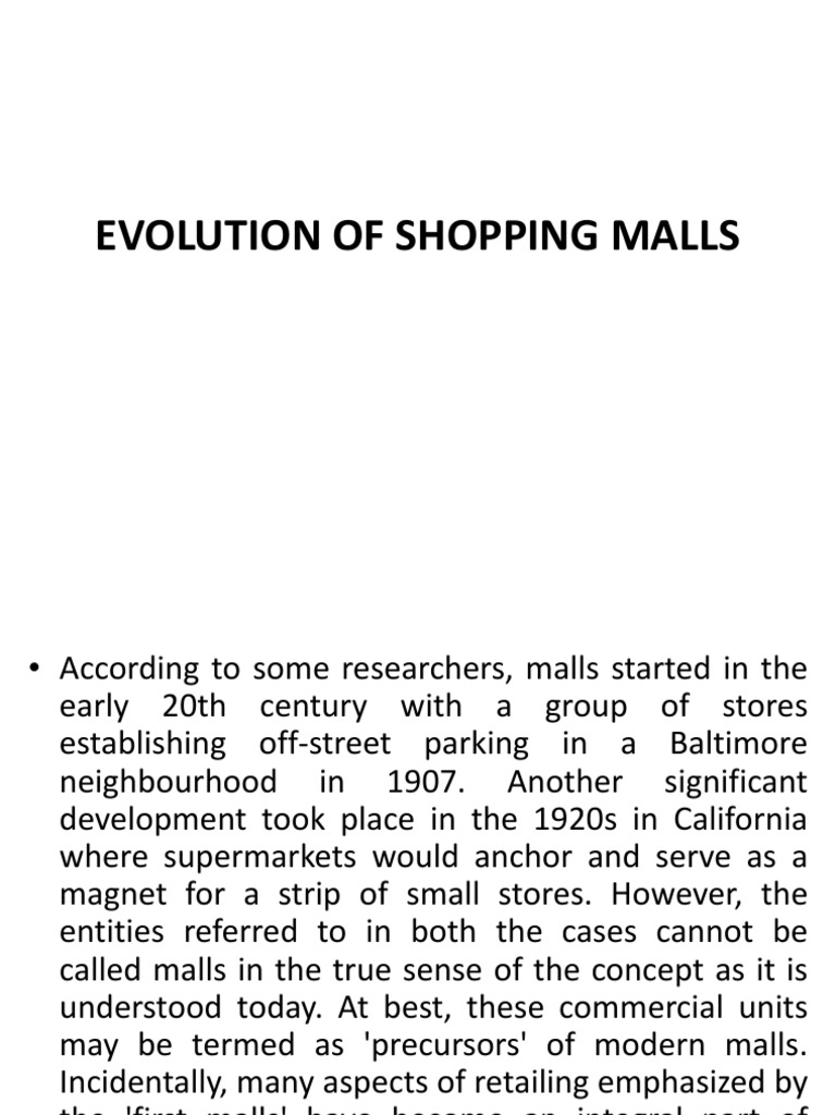 The Evolution and Growth of Shopping Malls in India: From Early ...