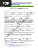 Hexaware Sample Verbal Ability Placement Paper | PDF | Illegal Drug ...