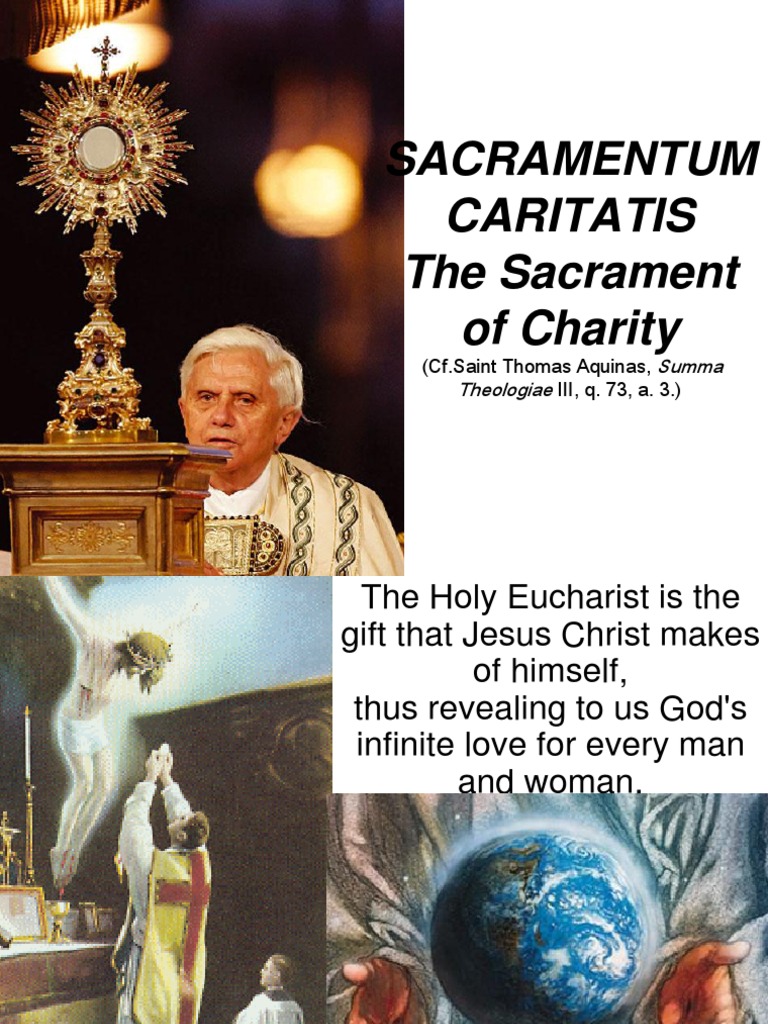 Real Sacramentum Caritatis | PDF | Eucharist | Anglicanism
