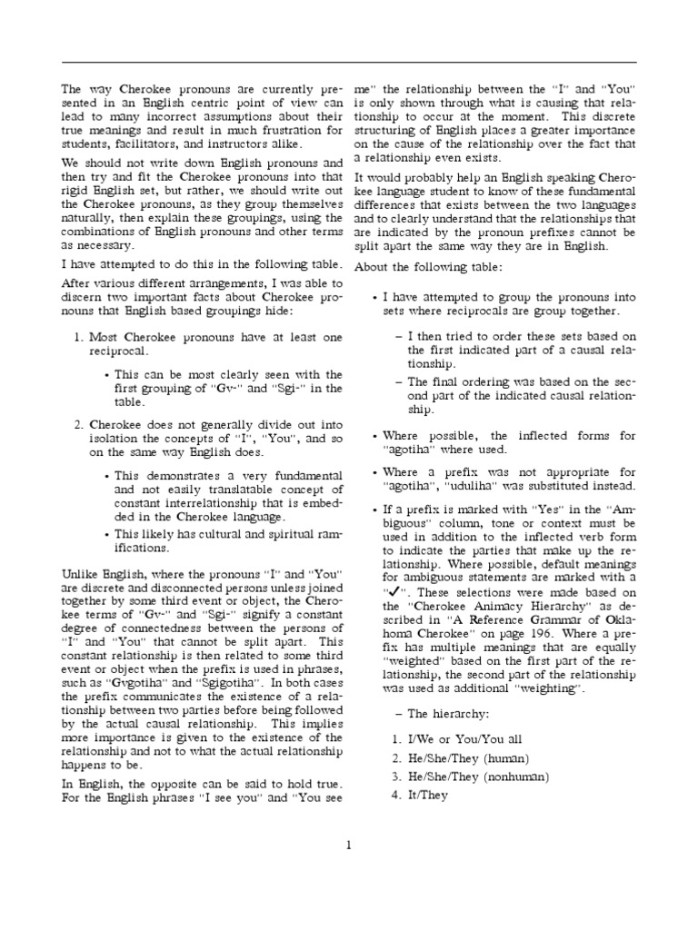 Subject Object Pairings Table | PDF | English Language | Pronoun