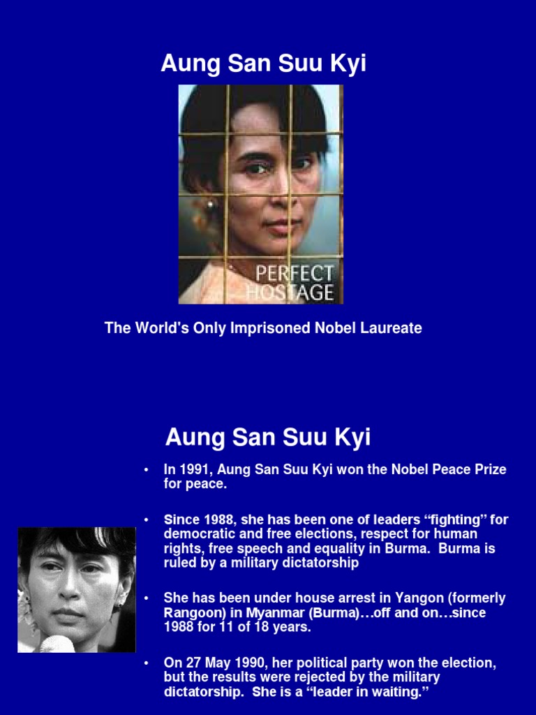Aung San Suu Kyi | PDF | Myanmar | Government