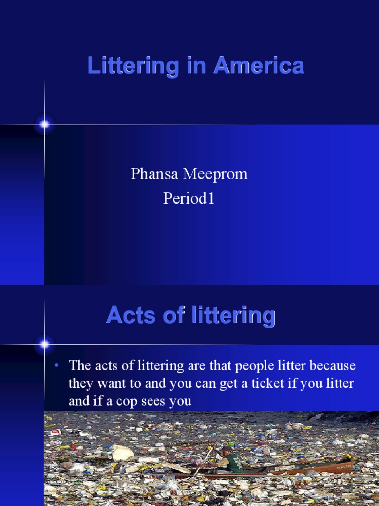 Littering: Causes, Effects, and Solutions | PDF | Social Science
