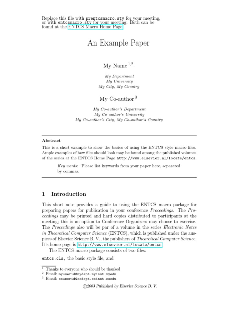 Example Latex | PDF | Computers
