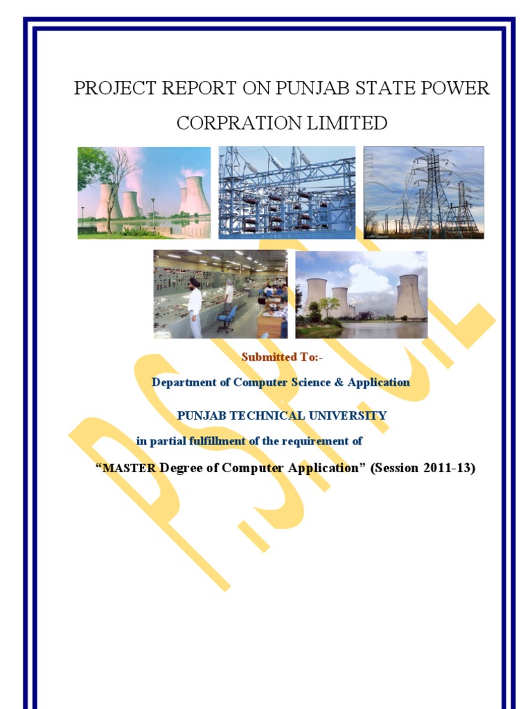 Punjab State Power Corporation Limited | PDF | Microsoft Access ...