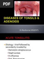 Acute Exudative Tonsillitis Guide | PDF | Immunology | Microbiology