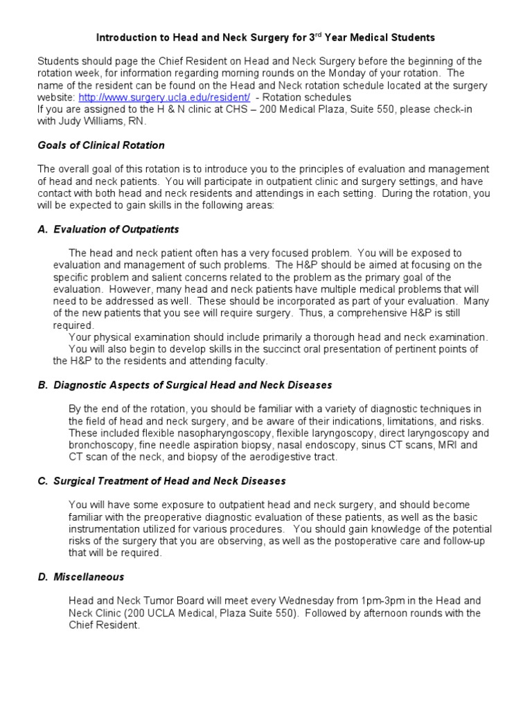 Head and Neck | PDF | Endoscopy | Physical Examination