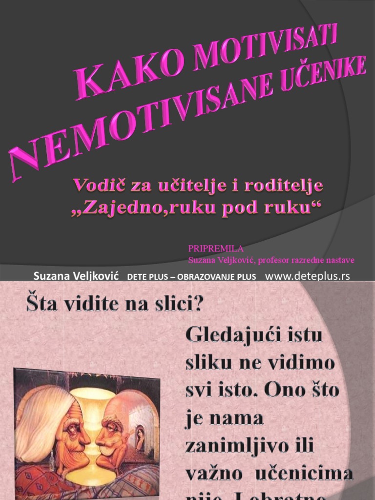 Motivisanje Ucenika Za Ucenje | PDF