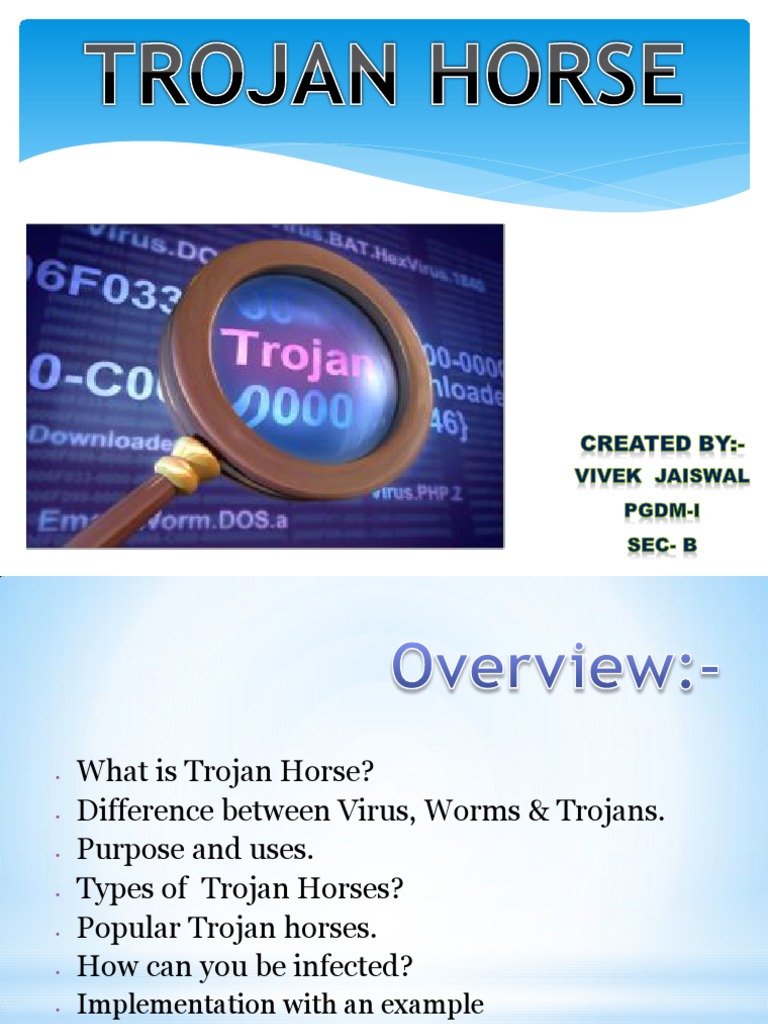 Trojan Horses | PDF | Computer Virus | Malware