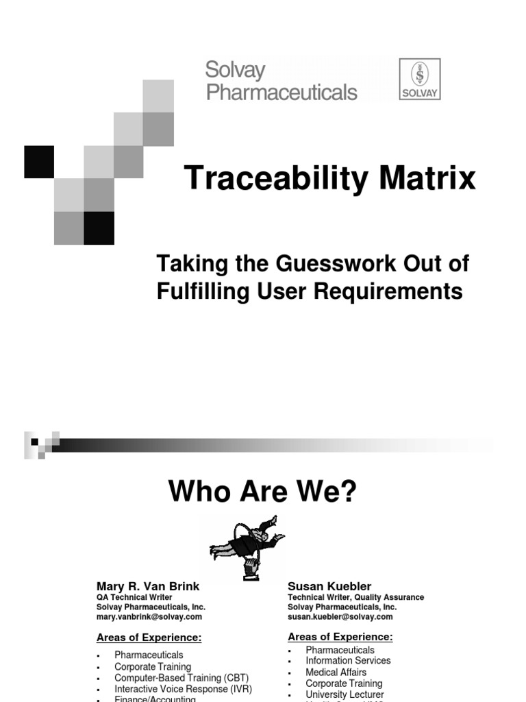 TraceAbility Matrix | Download Free PDF | Specification (Technical ...