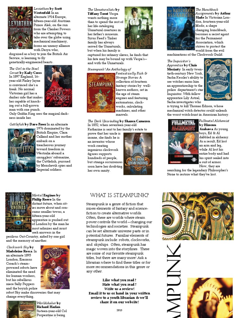 Must-Read Steampunk Books List | PDF | Steampunk