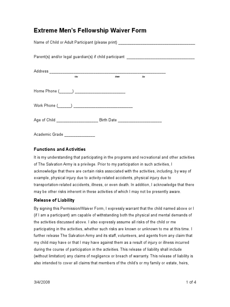Airsoft Waiver Form | PDF | Indemnity | First Aid