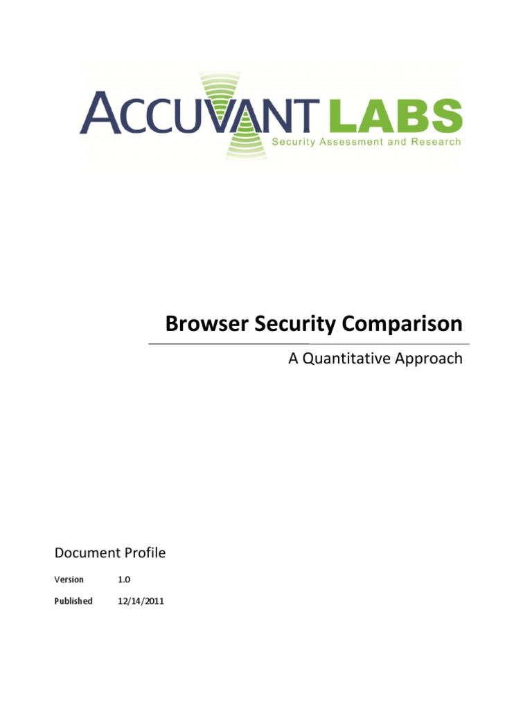 Browser Security Comparison | PDF | Google Chrome | Firefox