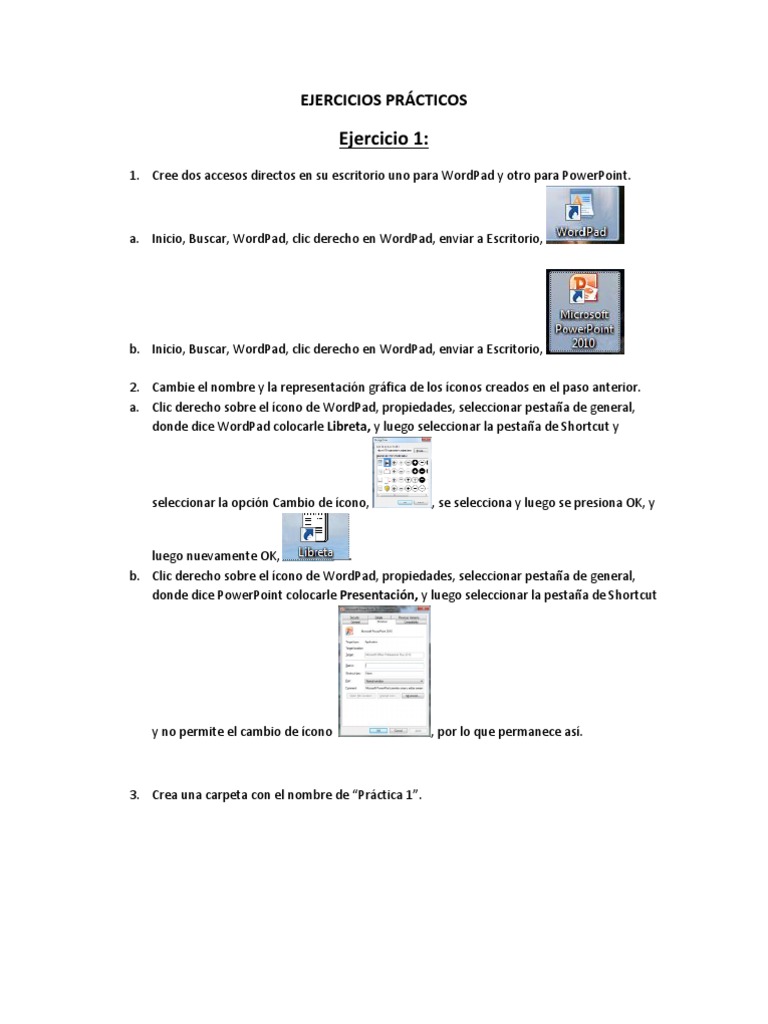 Ejercicios Prácticos 1 y 2 | PDF | Interfaces gráficas de usuario | Point and Click