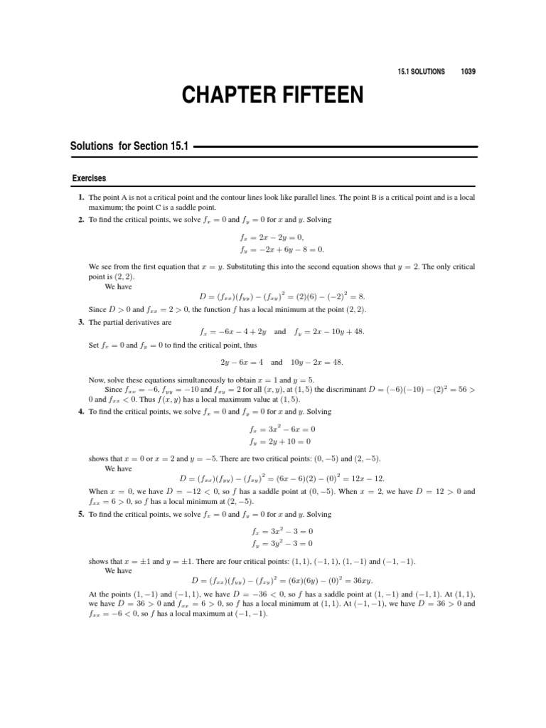 CH 15 | Download Free PDF | Maxima And Minima | Mathematical Optimization