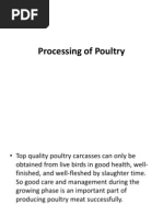 Audit of Poultry Breeder Flocks: Checklist For Compliance With Chapters ...