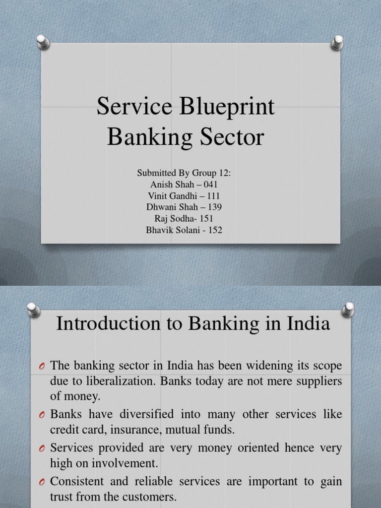Banking Service Blueprint Guide | PDF | Cheque | Banks