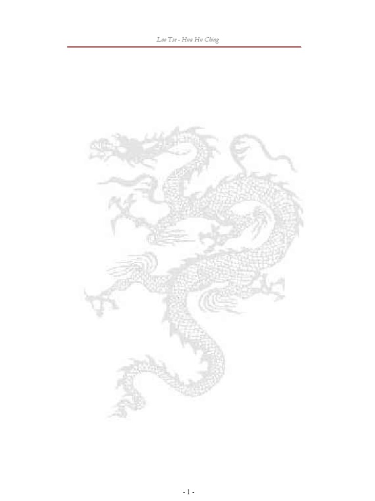 Enseñanzas de Lao Tse en Hua Hu Ching | PDF | Laozi | Verdad