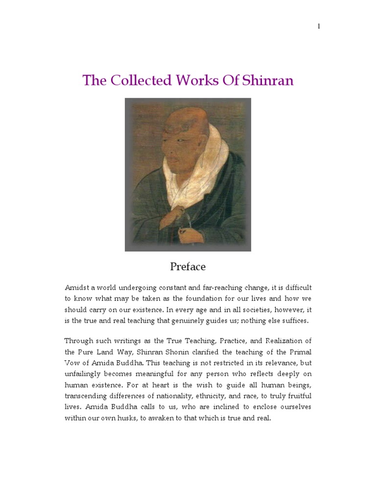 The Collected Works of Shinran | Bodhisattva | Buddhahood