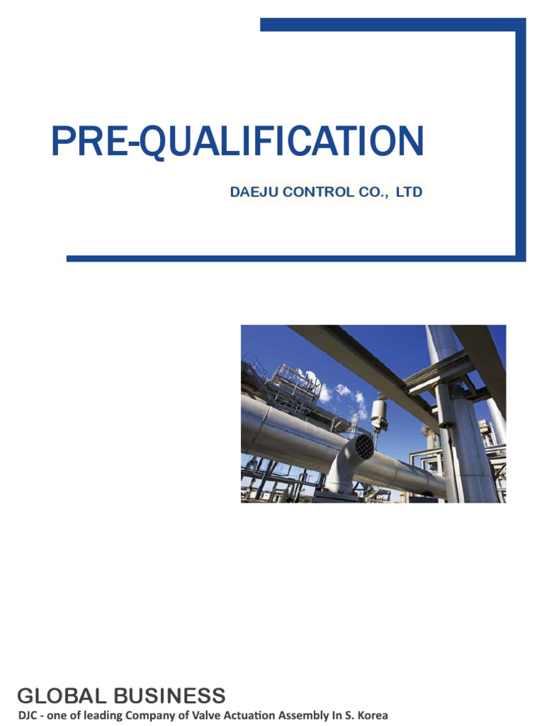Pre Qualification | PDF
