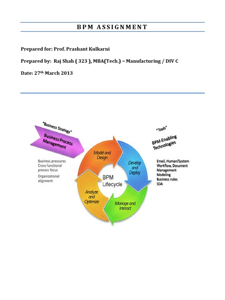 BPM Assignment | PDF | Business Process Management | Six Sigma