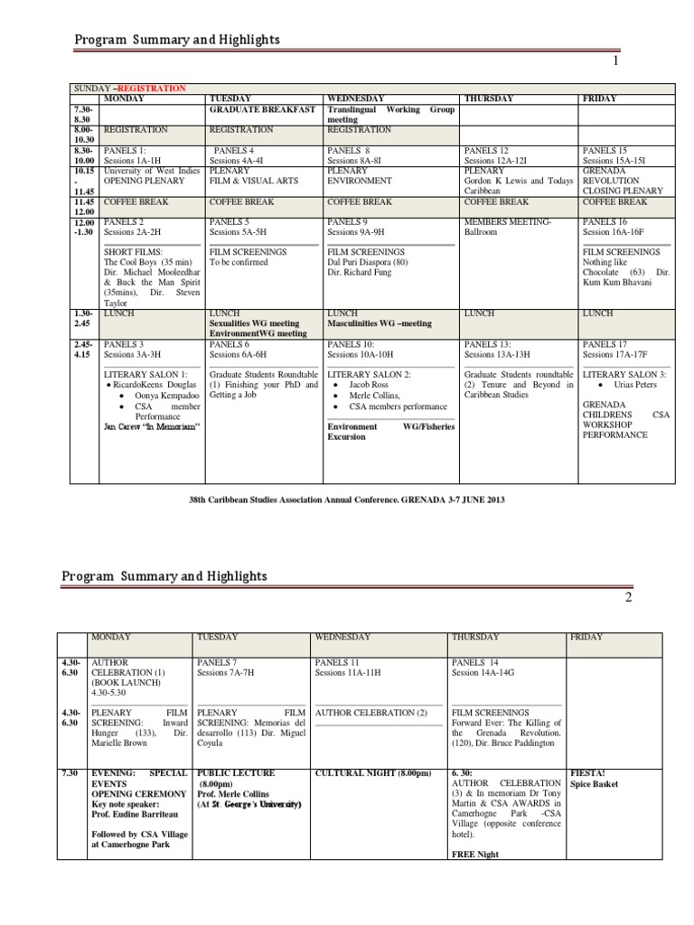 Draft of The Conference Program For The 38th Annual Conference of The ...