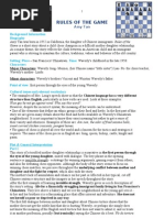 "Rules of The Game" by Amy Tan | PDF