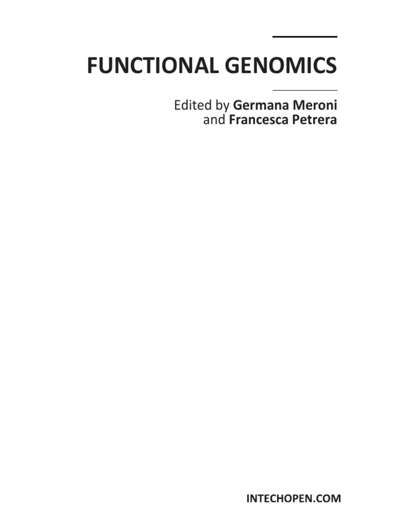 Functional Genomics | PDF | Dna Microarray | Type I And Type Ii Errors